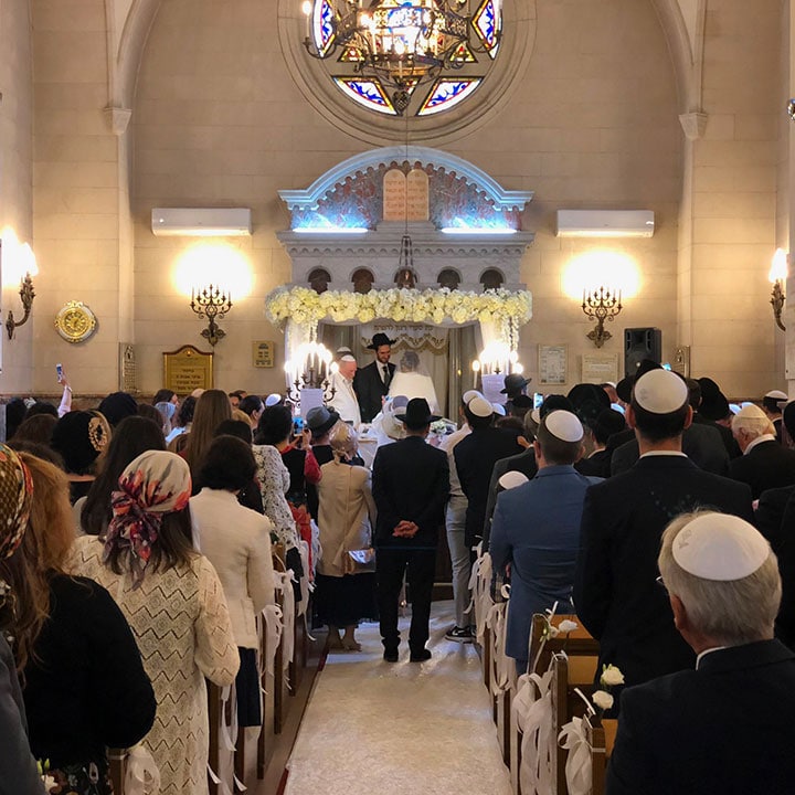 Mariage Adam et Deborah l Association Cultuelle Israélite Cannes